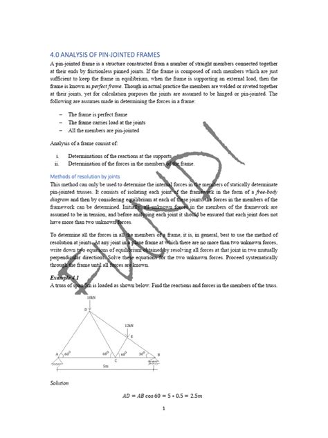 Truss Analysis Pdf Truss Analysis Pdf