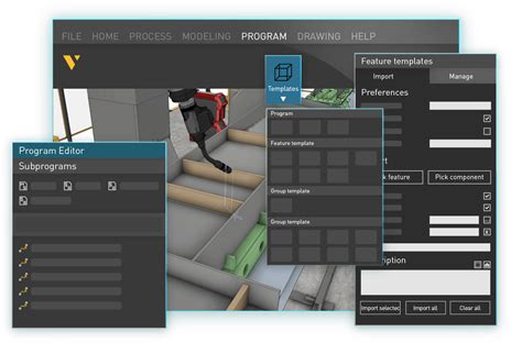 Robot Offline Programming Visual Components