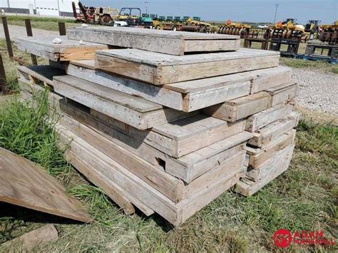 Assorted Wood Forms Adam Marshall Land And Auction Llc