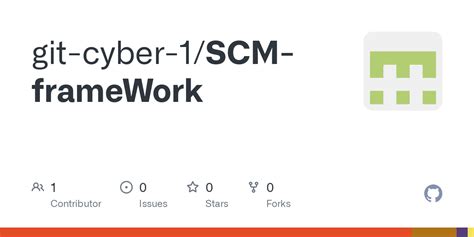 Github Git Cyber 1scm Framework