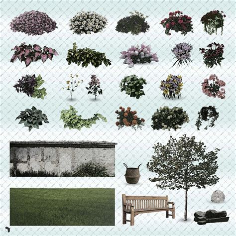 Cutout Garden Vegetation 2 Toffu Co