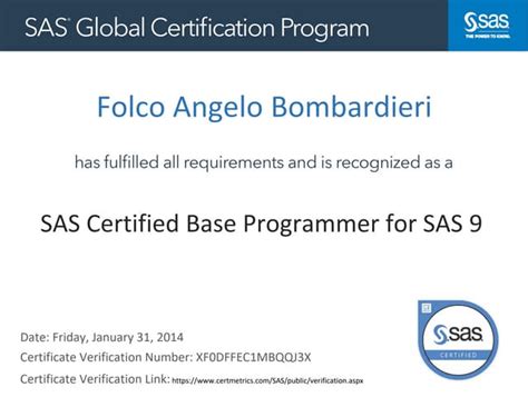 Sas Base Programmer Certification Ppt