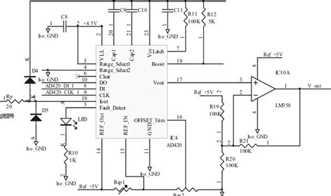 The Module Circuit For The Voltage To The Current Circuit Of Rs232 Download Scientific Diagram