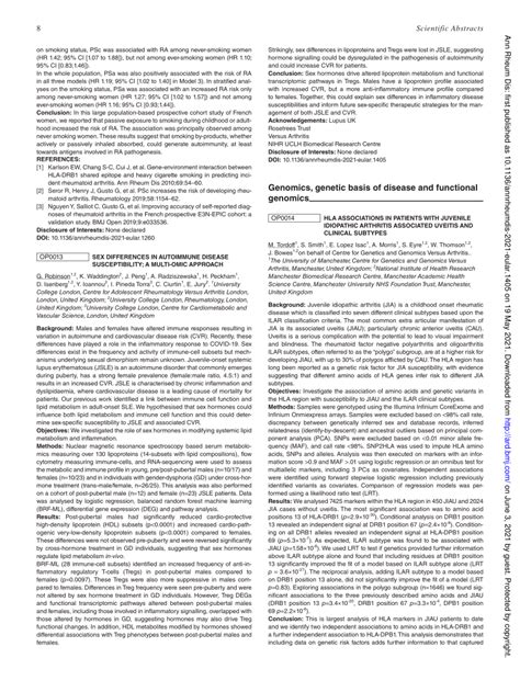 Pdf Op0013 Sex Differences In Autoimmune Disease Susceptibility A