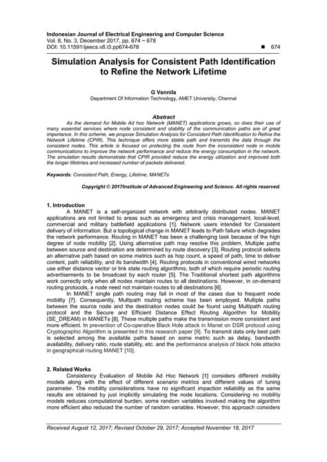 21 9149 Simulation Analysis For Consistent Path Identification Edit