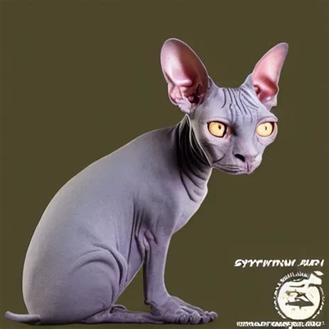 Lavender Sphynx Cat