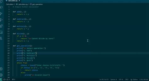Codsoft Codsoftinternship Codsoftintern Python Calculator Hijab Zahra