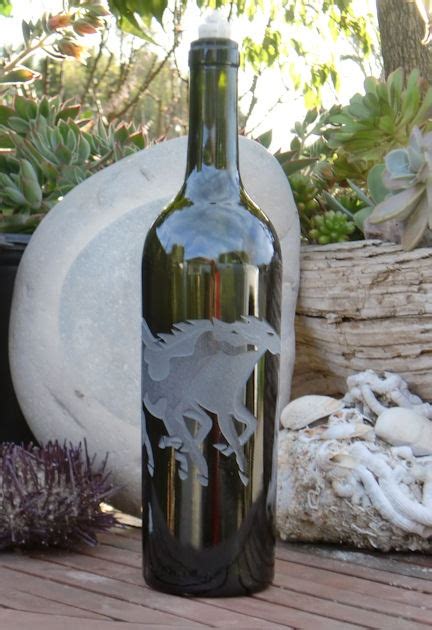 Glass Etching Wine Bottles