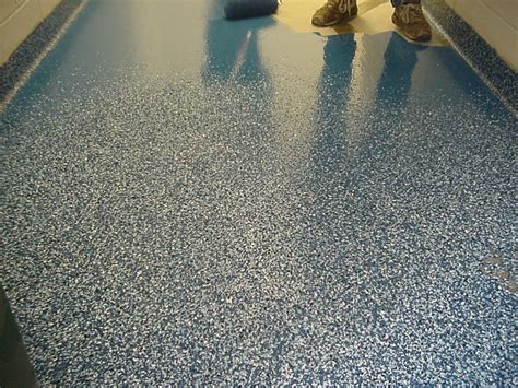 Vinyl Chip Epoxy Flooring Flooring Ideas