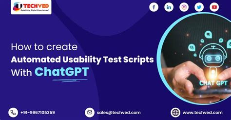How To Create Automated Usability Test Scripts With Chatgpt Techved Techved Consulting