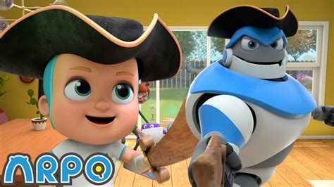 해적이 된 알포・알포 시즌5・ 재미있는 어린이 만화 모음 ・ 로봇알포 Arpo The Robot Youtube