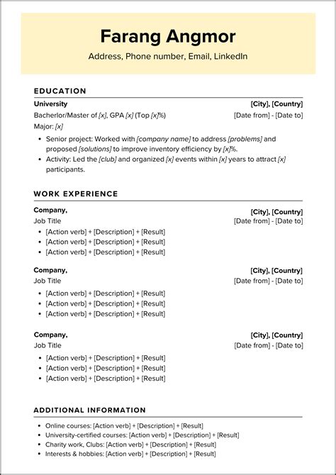 วิธีเขียน Resume ให้ดูโปร น่าสนใจ พร้อมตัวอย่าง