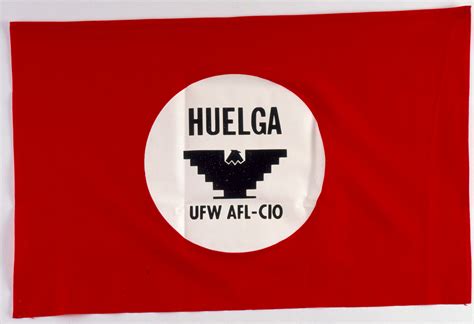 Red Huelga Banner United Farm Workers Picture This