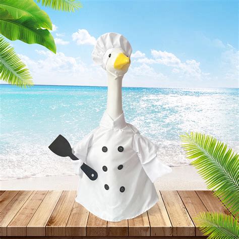Cheapark Halloween Goose Outfit Witch Lawn Porch Goose Clothes Fall
