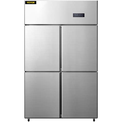 Vevor Commercial Reach In Refrigerator 4 Doors Upright Beverage Cooler