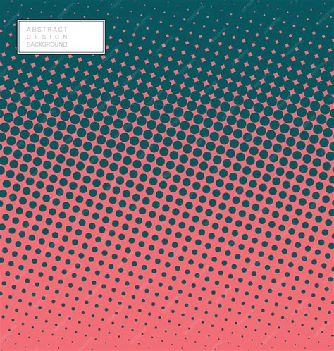Premium Vector Abstract Geometric Halftone Pattern Color Gradient Background Vector