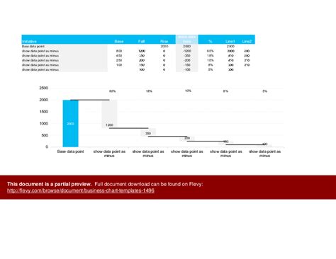 Business Chart Templates Excel Workbook XLSX Flevy