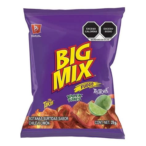 Big Mix Barcel Fuego De 25 G Walmart