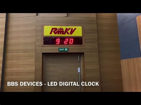 Led Digital Clocks Ntp Digital Clocks Manufacturer From Chennai