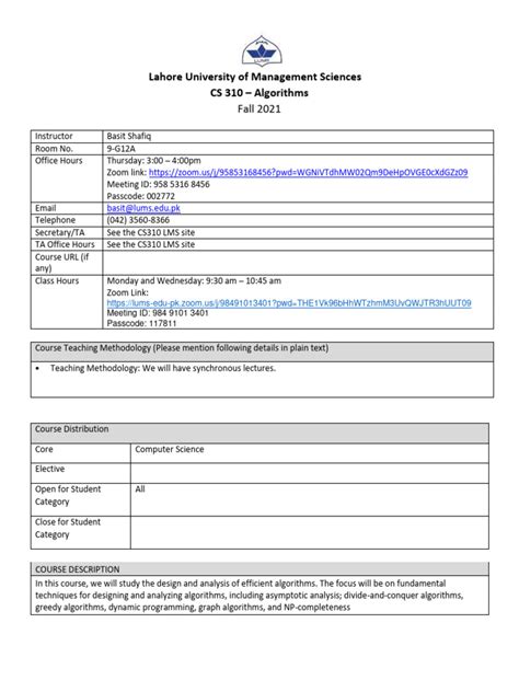 Cs310 Outline Fall2021 Pdf Sexual Harassment Academic Dishonesty