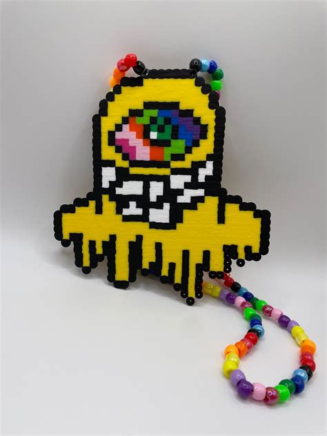 Subtronics Perler Necklace Cyclops Perler Etsy