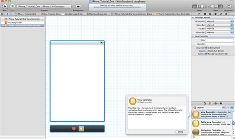 Simple Ios 5 Ui Design Tutorial Using Storyboard In Xcode 4