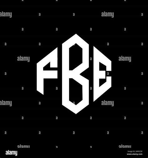 Fbe Letter Logo Design With Polygon Shape Fbe Polygon And Cube Shape