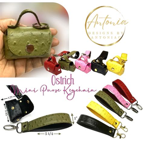 Mini Purse Keychain Wristlet Handmade Ear Bud Case Lipstick Caddy Doll Purse Snap Purse Lip