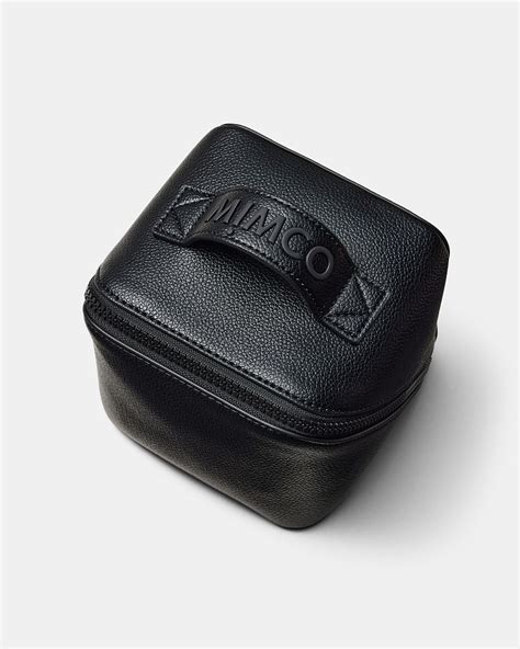 Black Cube Cosmetic Case Cosmetic Cases Mimco