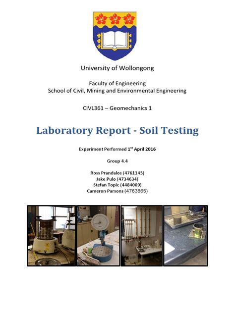 Soil Testing Report Pdf Soil Science Soil