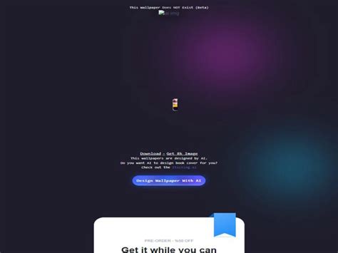 This Wallpaper Does Not Exist — Ai Tools Catalog