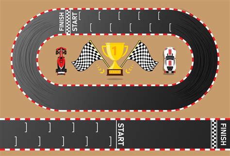 Kart Racing Track Vector Art Icons And Graphics For Free Download