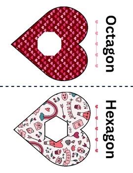 Valentine S Day Shape Pattern Matching By Teaching Mama Bear USA