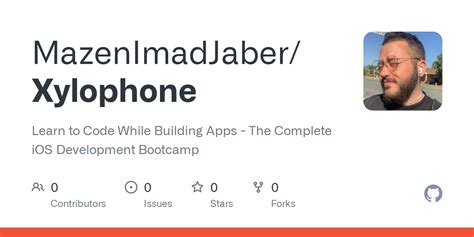 GitHub MazenImadJaber Xylophone Learn To Code While Building Apps The Complete IOS