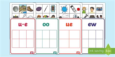 Alternative Long Oo Sorting Cards Activity Teacher Made