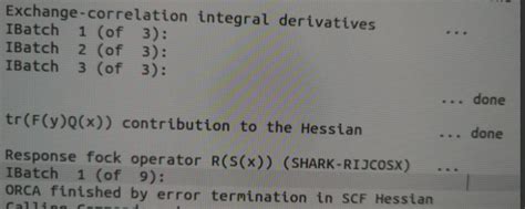 Analytical Frequency Calculation Error In Orca 503 Does Anyone Know