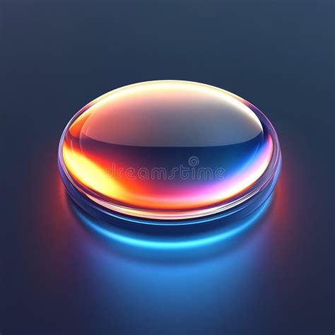 A Glassy Floating Button Design On A Website Sleek And Modern Interface Element With