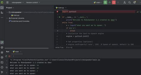 Umer Haroon On Linkedin Robospeaker Using Python