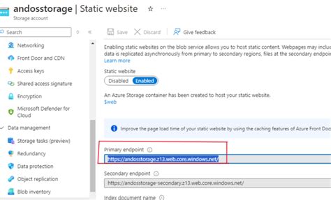 How To Host A Static Website In Azure Blob Storage Dev Community