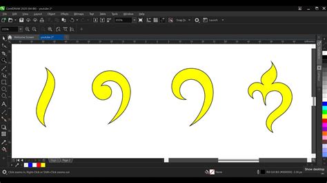 Corel Draw Tutorial 7 Part 1 Basic Shapes For Designing In Hindi