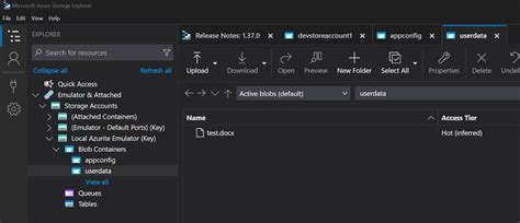 Using Azurite For Azure Function App Storage Emulation
