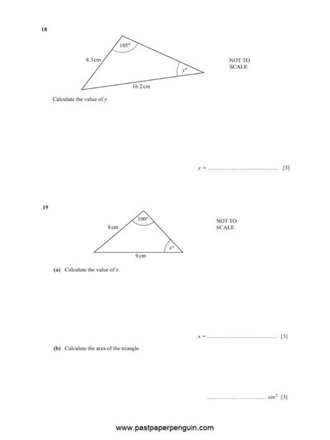 Sine And Cosine Rules Pdf