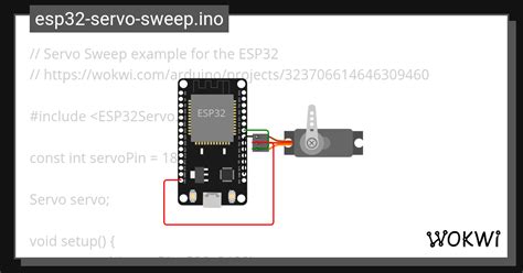 Esp32 Servo Wokwi Esp32 Stm32 Arduino Simulator