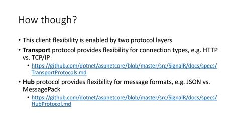 Signalr Deep Dive Speaker Deck
