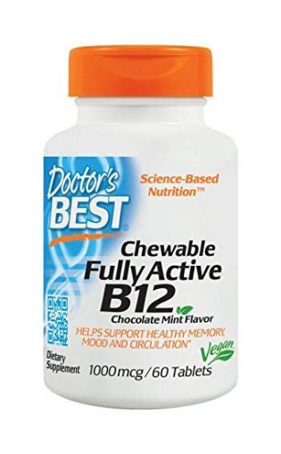 Витамин Б12, Метил 1000 мкг | Methyl B12 | Doctor's Best, 60 табл