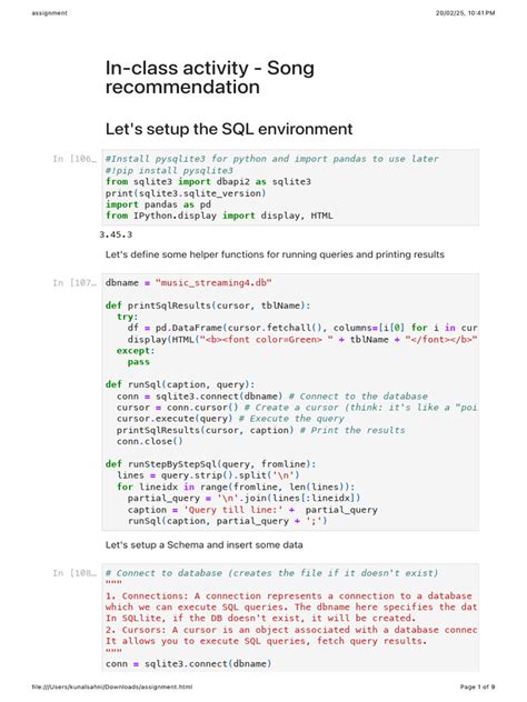 Assignment180b Pdf Databases Sql
