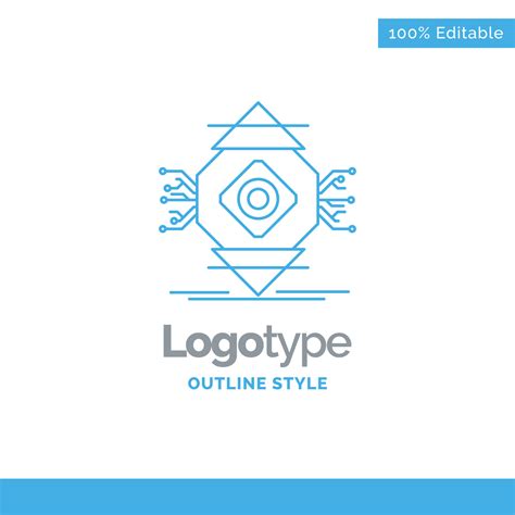 Blue Logo Design For Ubicomp Computing Ubiquitous 13141847 Vector Art At Vecteezy