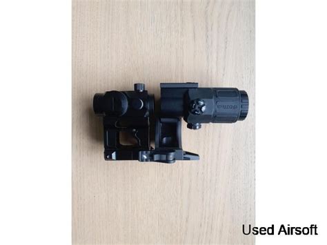T And EOTECH G Bundle With UNITY Riser And Flip To Centre Mount For Mm Picatinny Rails