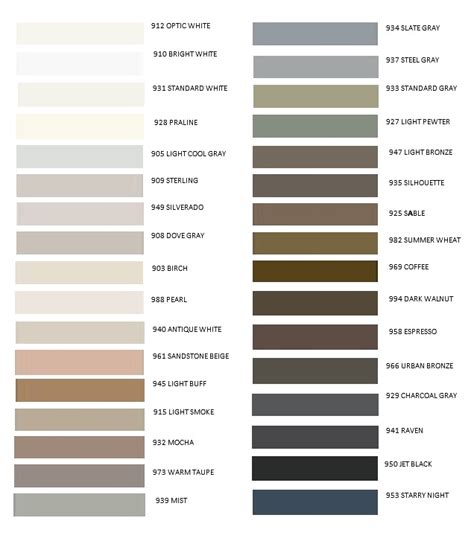 Tec Grout Color Chart Hot Sex Picture