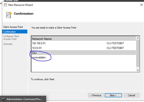 Failover Cluster Manager Cant Reach Ad Rwindowsserver